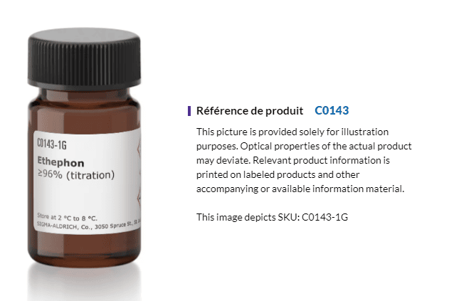 خرید اتفون (Ethephon) - cas namber: C0143 - شیمی کهن شیمی کهن