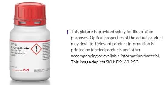 خرید 4،1-دی تیوتریتول D9163 Sigma-Aldrich DL-Dithiothreitol شیمی کهن